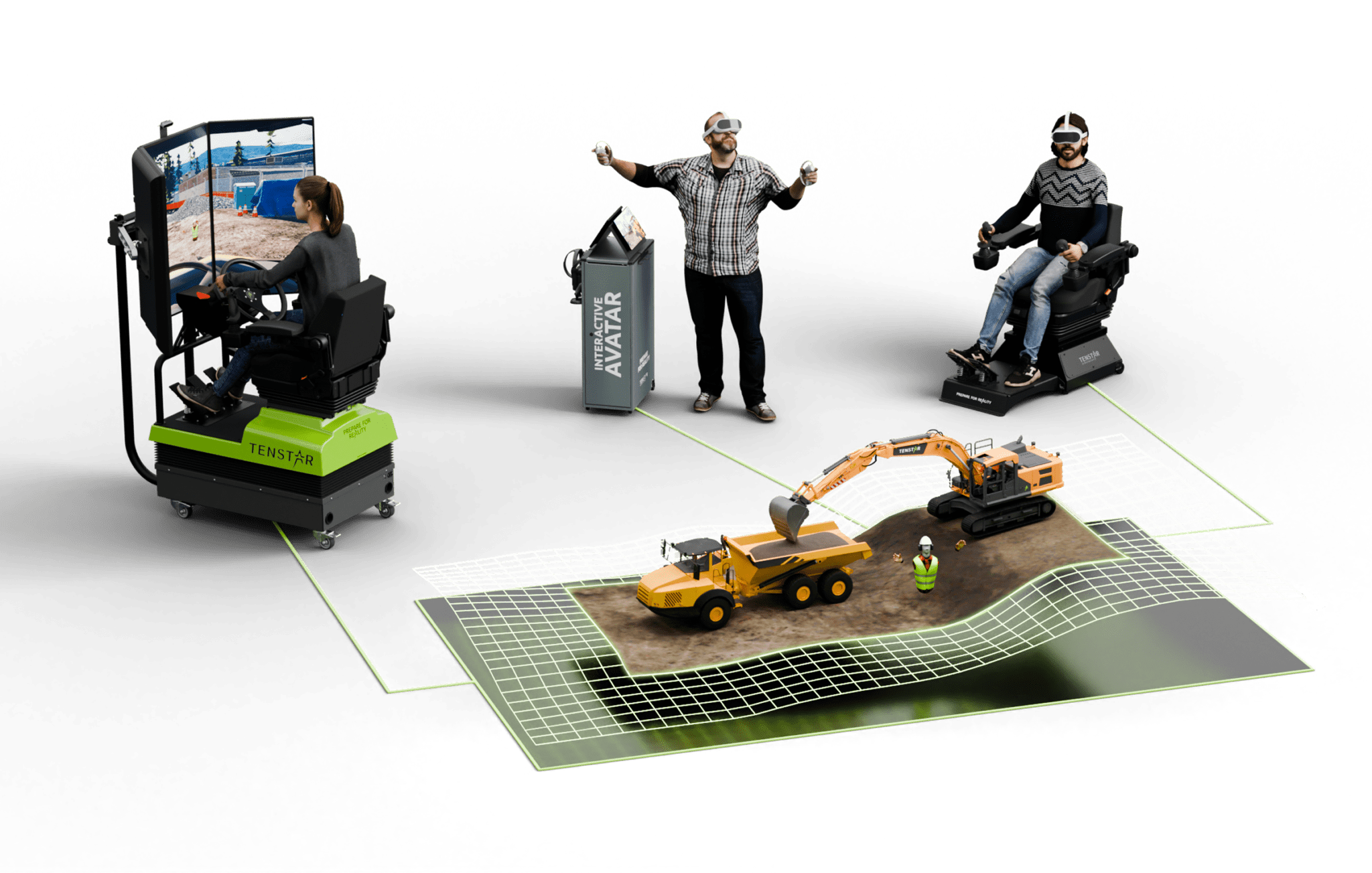 Track Excavator - Tenstar Simulation