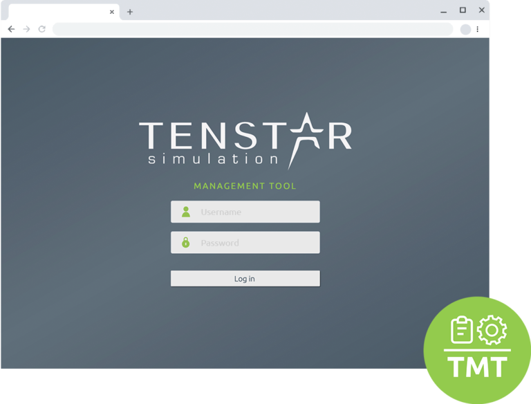 Our Software - Tenstar Simulation