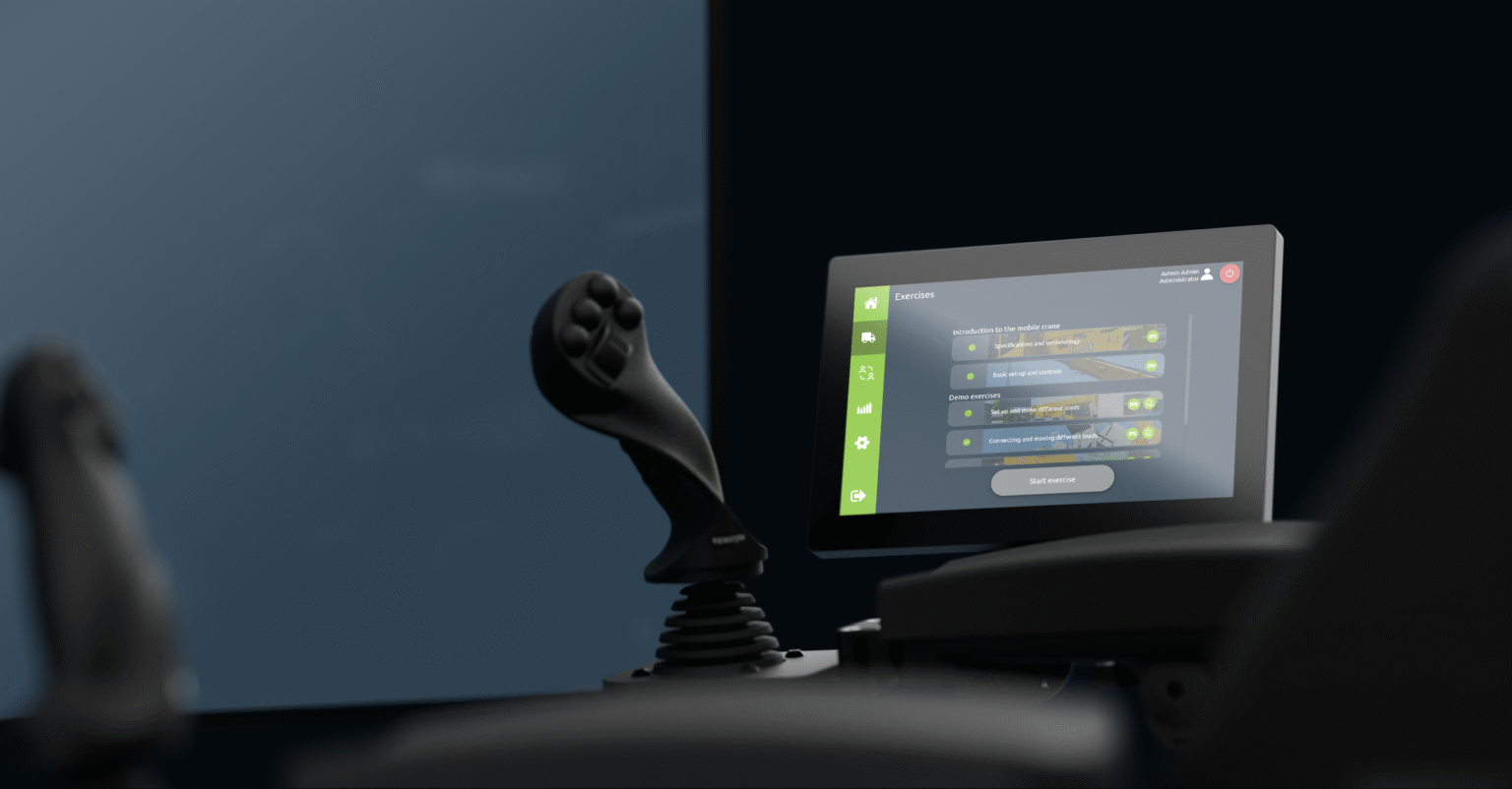 Mobile Crane Landing Page - Tenstar Simulation