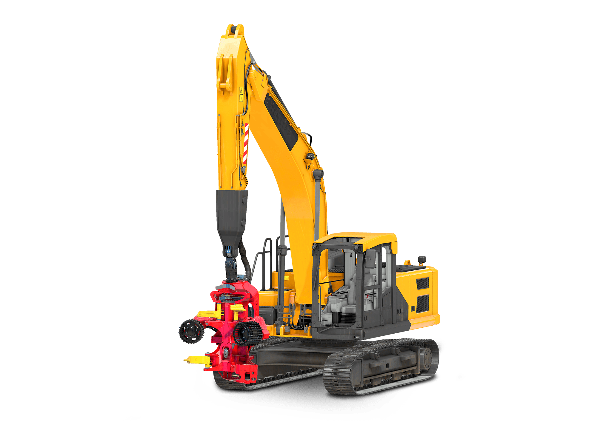 Excavator with Harvester Head - Tenstar Simulation
